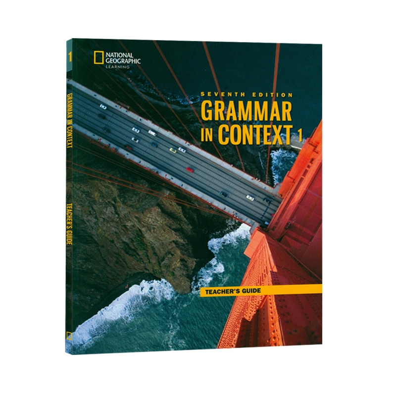 【麦凯思图书】原版进口Grammar in Context 第七版1级教师用书正版美国国家地理NGL初中英语实用情境语法教材赠送音频_虎窝淘