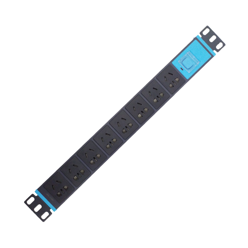 公牛PDU机柜电源插座机箱使用E1080带开关19英寸10A铝排插接线_虎窝淘