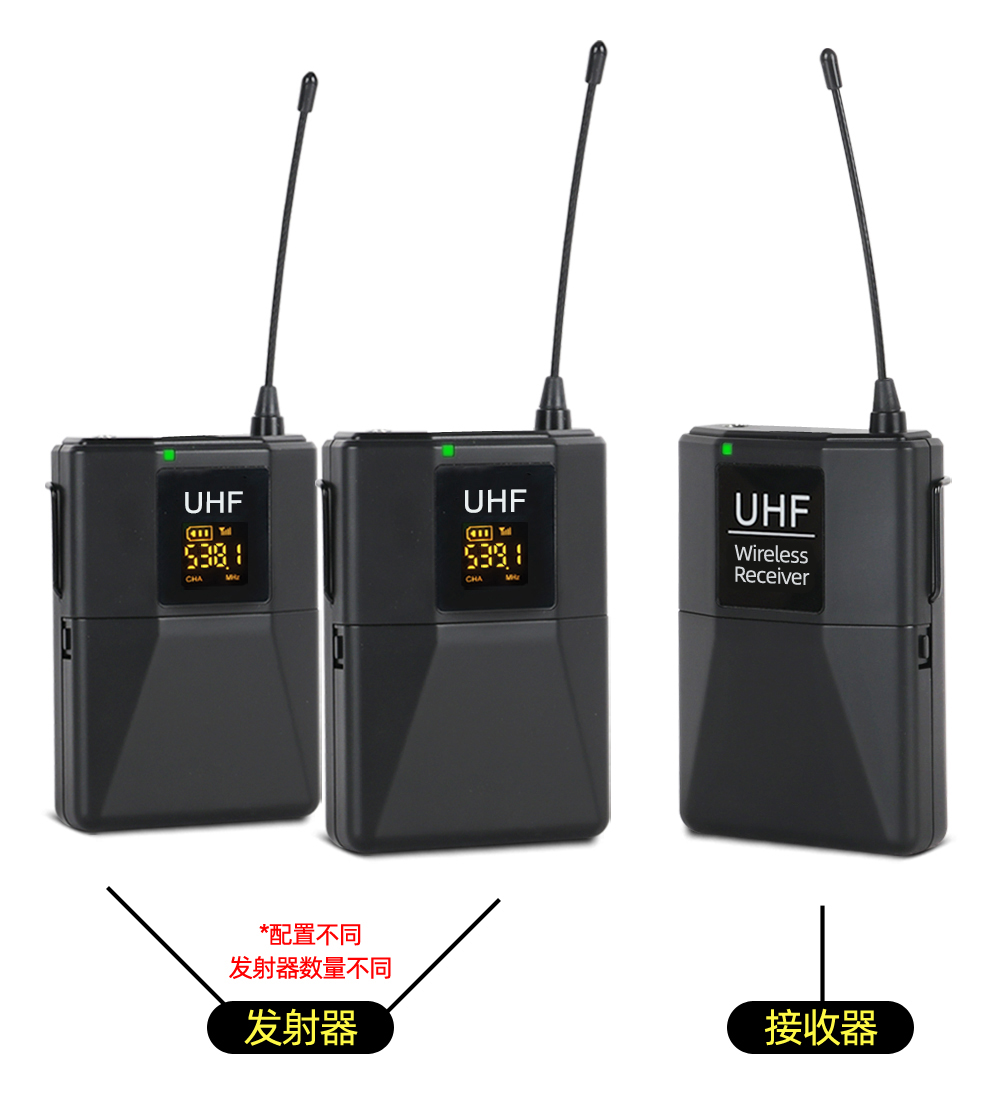 帝华cm8无线麦克风领夹式麦克风小蜜蜂一拖二实时返听手机直播单反相机户外收音采访拍段子vlog录音降噪话筒_虎窝淘