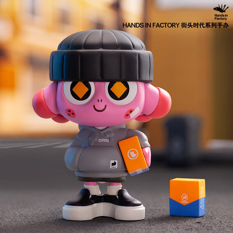 POPMART泡泡玛特 HANDS IN FACTORY街头时代系列手办盲盒玩具礼物_虎窝淘