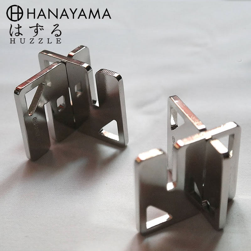 日本HANAYAMA魔金囲SHIFT益智玩具烧脑难度Puzzle金属智力解锁_虎窝淘