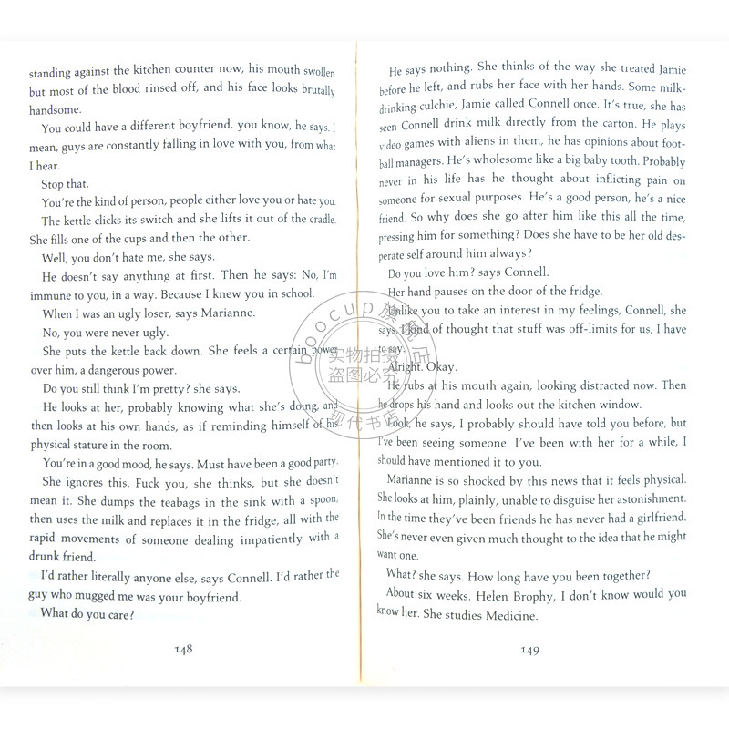 现货正常人英文原版小说普通人 Normal People聊天记录作者萨莉鲁尼 Sally Rooney 2018年布克奖入围作品同名BBC英剧 ...