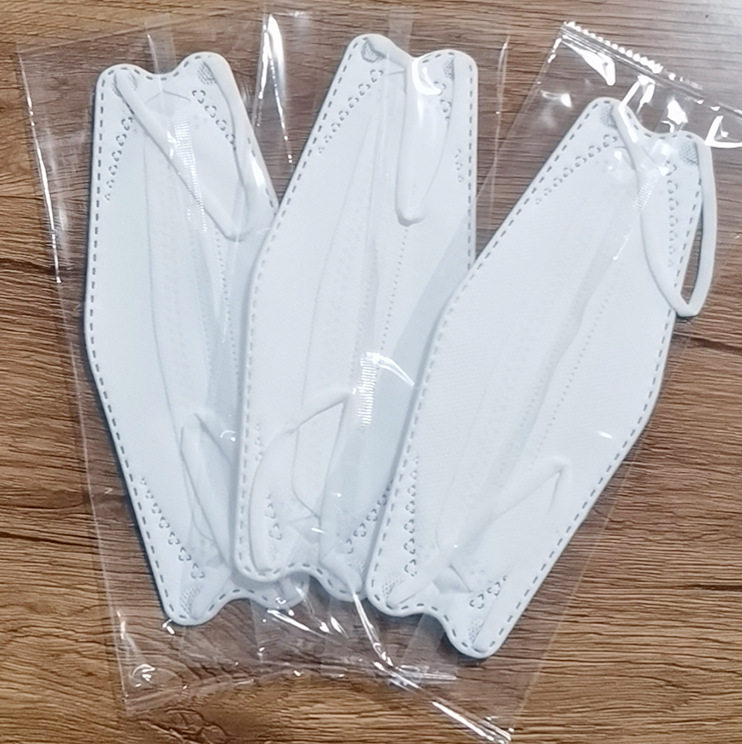 独立包装KF94口罩鱼型柳叶型OPP透明袋单独装KN95四层3d立体masks_虎窝淘