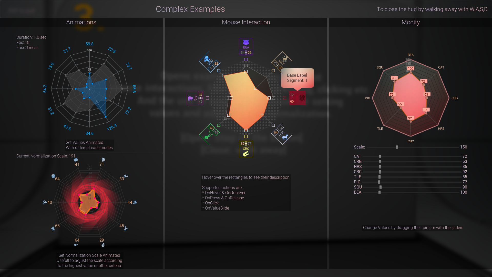 UE5 Radar Chart Widget数据雷达可视化插件4.27 5.1_虎窝淘