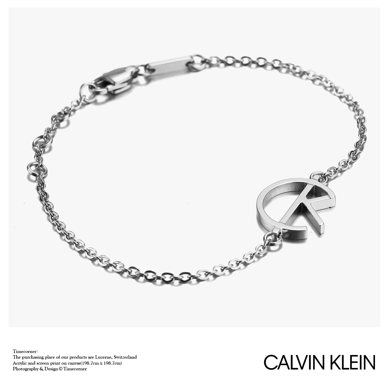 BRACELET- 2019 CALVIN KLEIN LEAGUE KJ6DPB1001- CK字母手链_虎窝淘