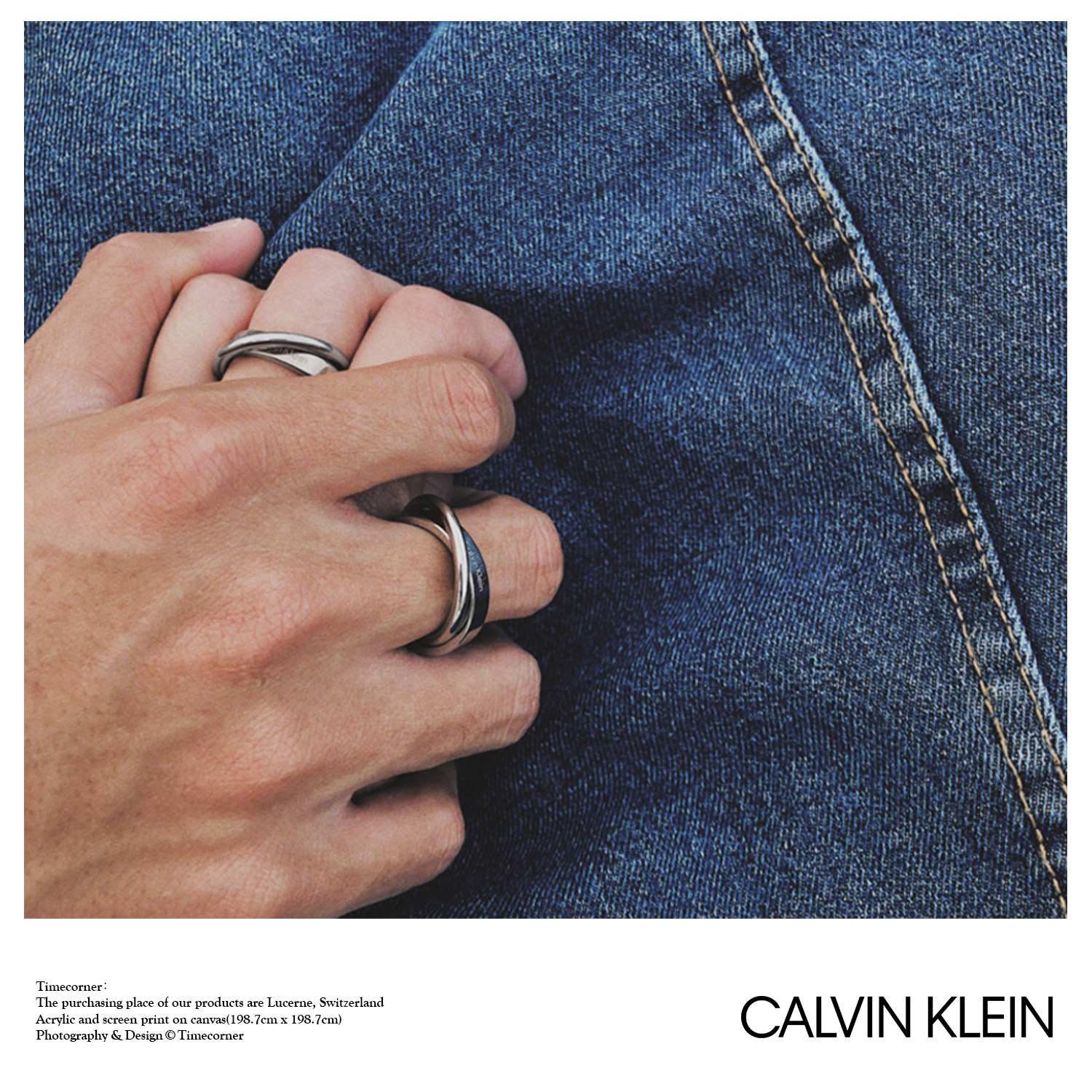 RING- 2012 CALVIN KLEIN COIL KJ63BR0101- CK对戒(偏大1号)_虎窝淘