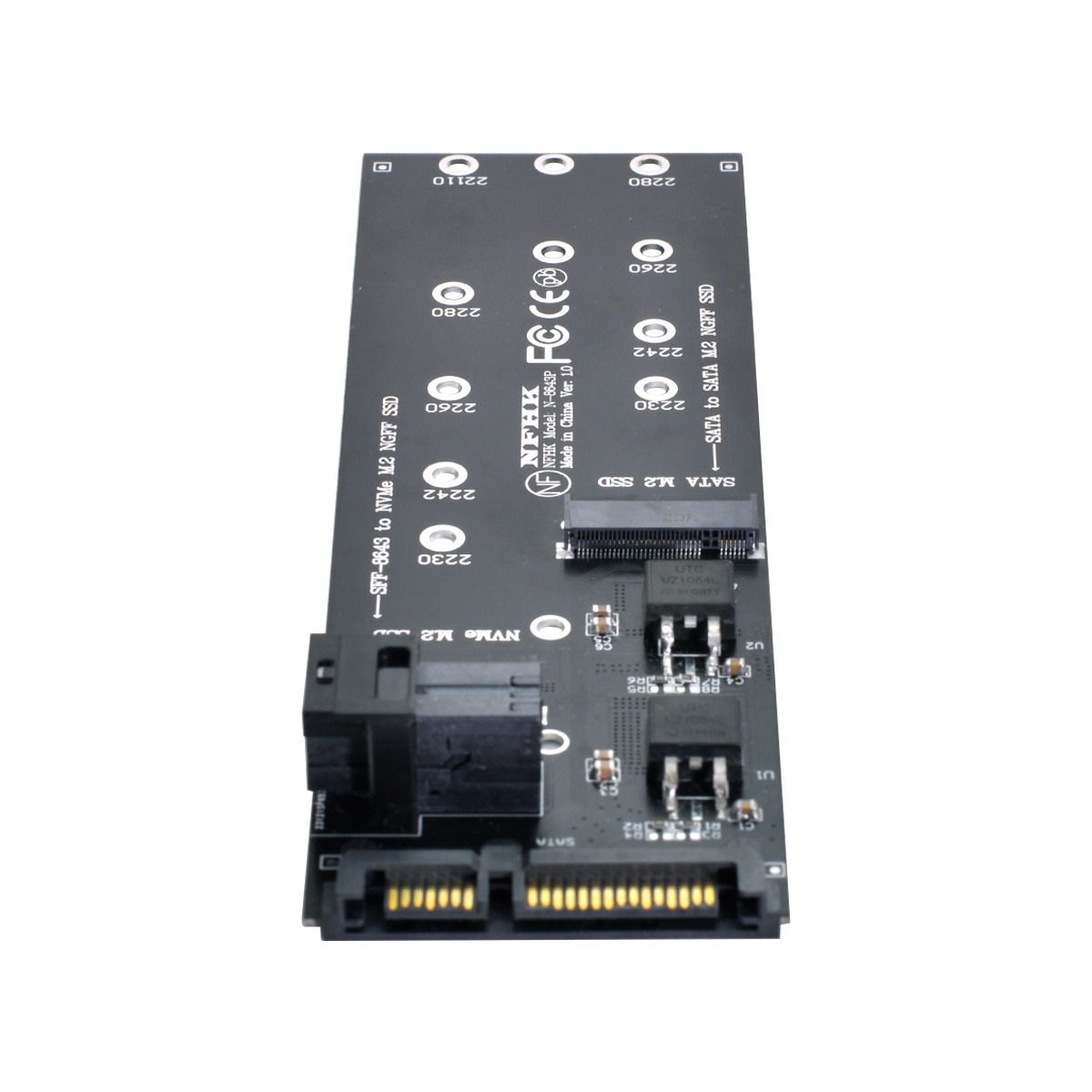 NGFF 8643转PCI-E M-Key SFF-8643转U.2固态NVMe Slimline SSD_虎窝淘