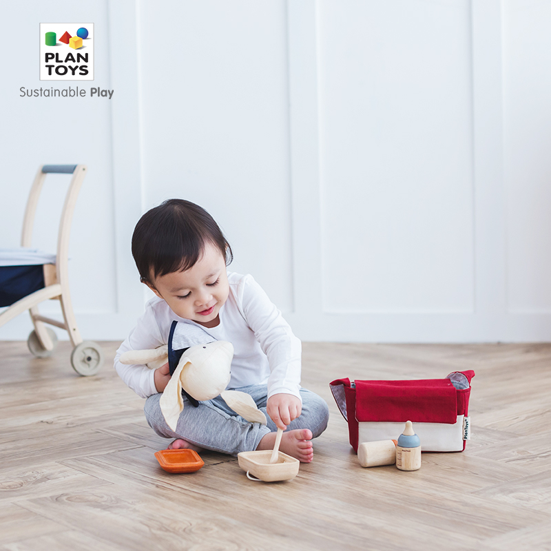 plantoys娃娃喂食套装儿童仿真拇指过家家玩具提升想象力_虎窝淘