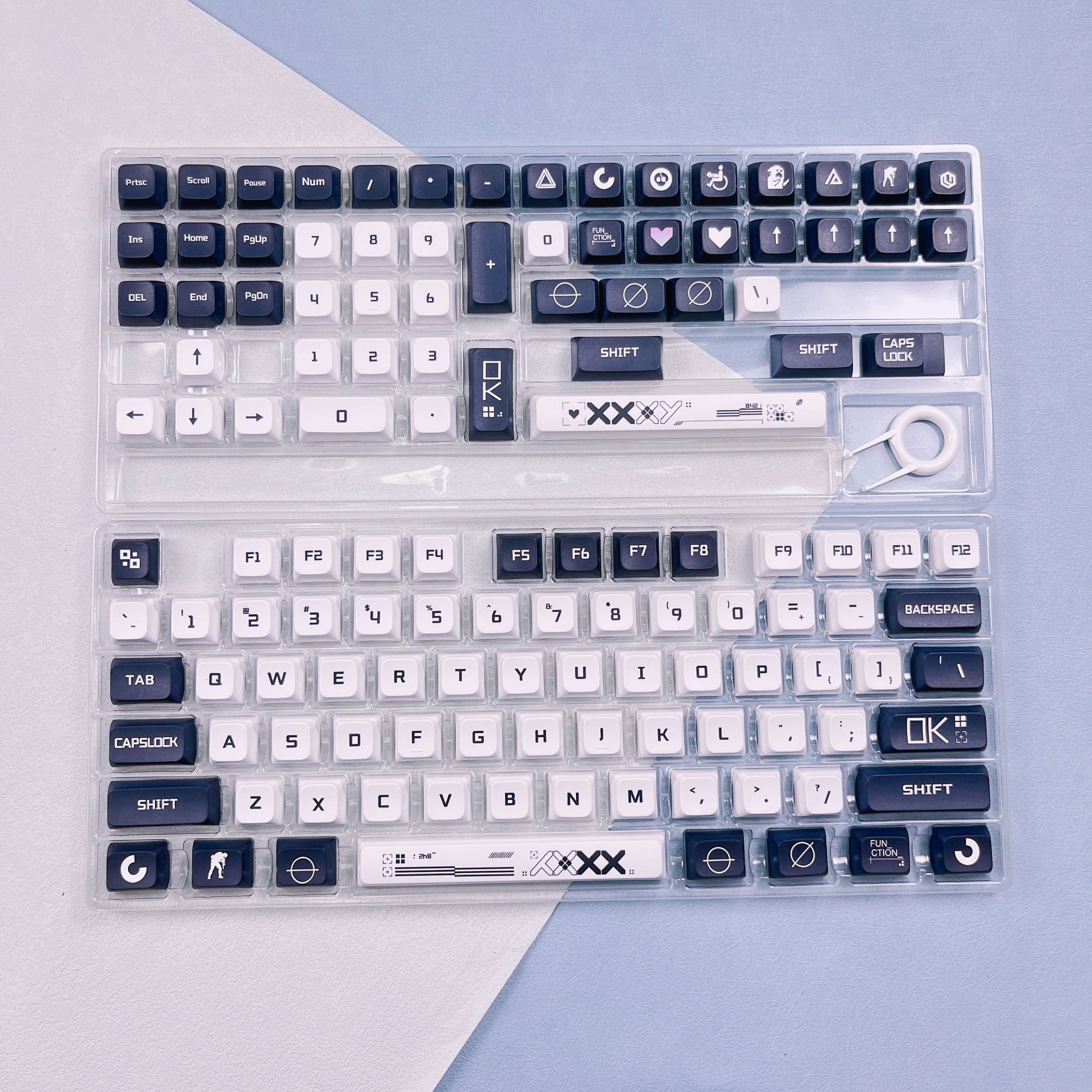 CSGO印花集主题PBT个性XDA黑白键帽狼派68 84 87 104 980光头75_虎窝淘