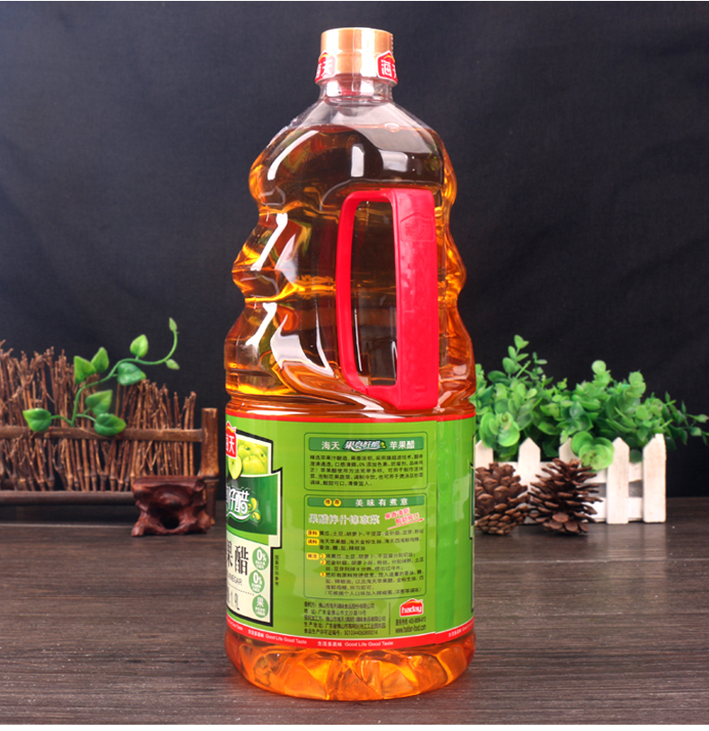 海天苹果醋1.9L/瓶家用大桶酿造食醋腌制凉拌蔬菜非饮料果汁商用_虎窝淘