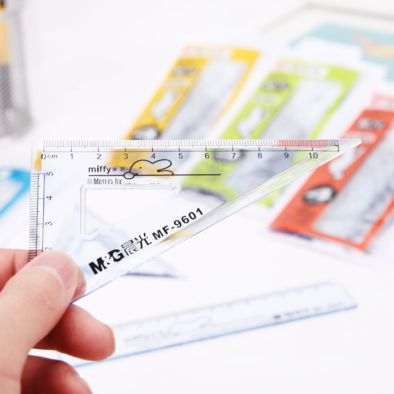 晨光文具尺子套装 MF9601可爱米菲系列学生套尺考试套尺绘图工具_虎窝淘