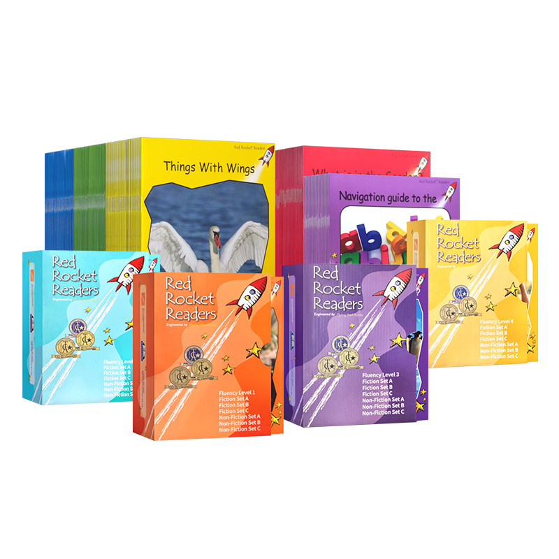 盖世童书红火箭分级阅读Red Rocket Readers海尼曼作者英文原版蓝盒黄盒儿童绘本宝宝英语书启蒙官方正版支持小怪兽点读笔_虎窝淘