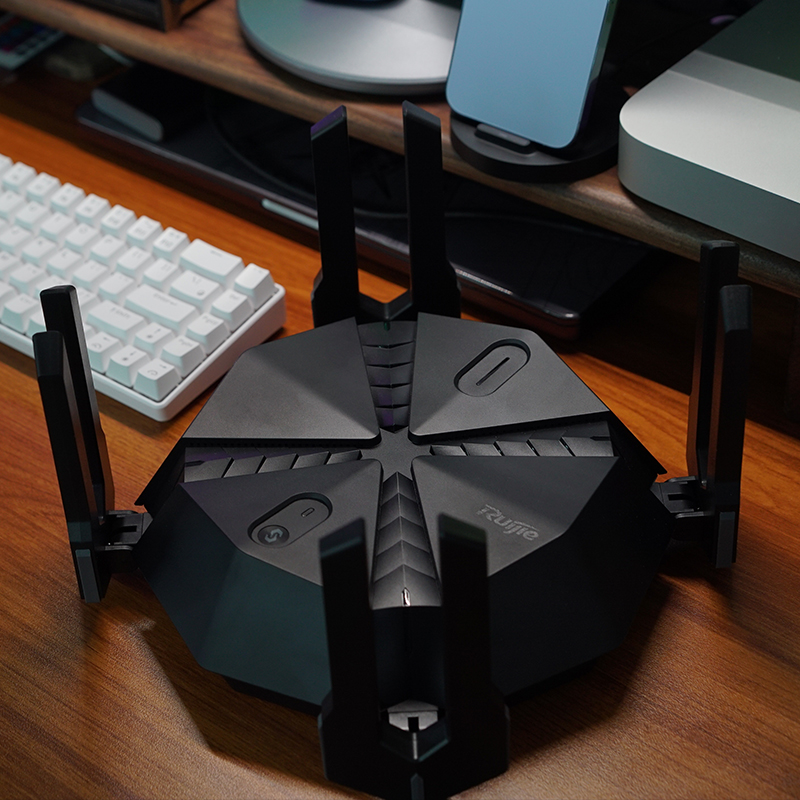 [顺丰]锐捷天蝎路由器星耀X60 Pro+黑豹套装电竞全屋WiFi覆盖家用千兆WiFi6无线2.5G口聚合双WAN宽带mesh组网_虎窝淘