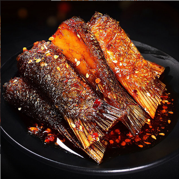 洞庭哥香辣鱼排26g*40包湖南特产香辣麻辣小吃零食洞鱼块庭湖鱼尾湖南鱼尾鱼块15克超市办公室宿舍零食直播休闲小吃香辣鱼尾鱼排_虎窝淘