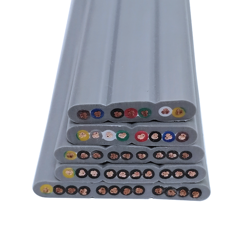 国标扁线行车电缆YFFB 2到20芯起重机伸缩门电动葫芦随行拖链电线_虎窝淘