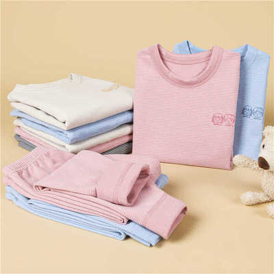 儿童德绒保暖内衣男童女童冬秋衣裤宝宝保暖衣中大童秋衣秋裤套装