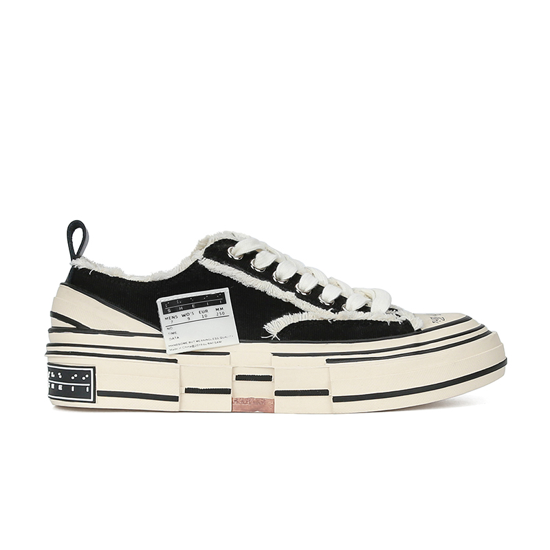 【sheii苏茵茵】乞丐鞋2022新款须边半拖板鞋增高厚底休闲帆布鞋 - 价格217.71