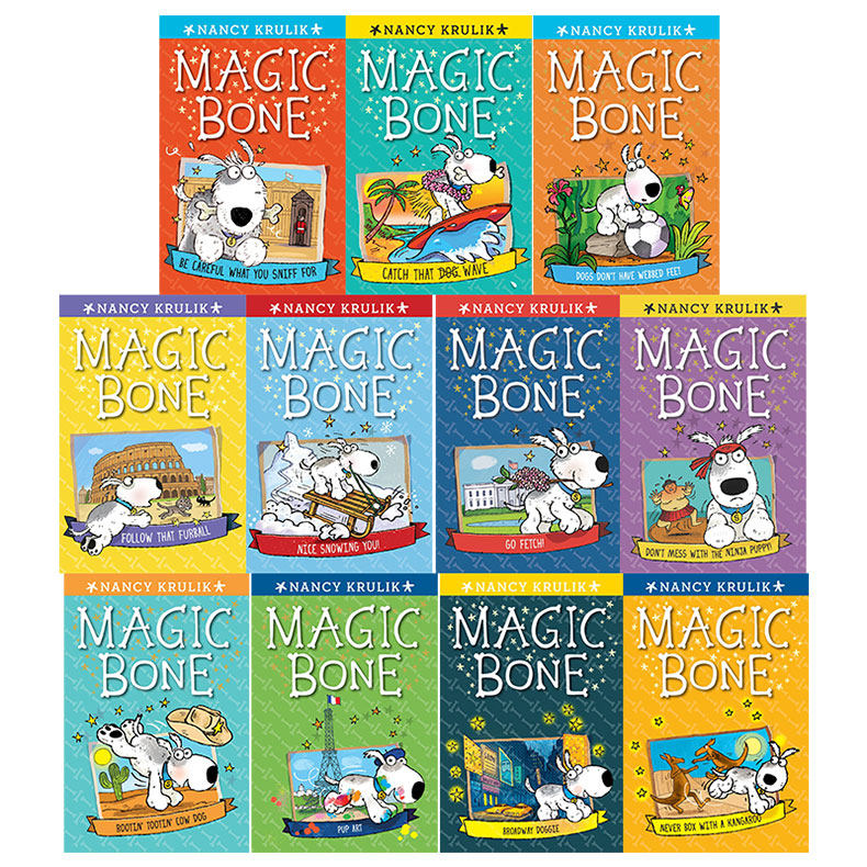 英文原版 Magic Bone神奇的骨头 11册儿童章节小说书儿童读物小学中学英语阅读提升英文版进口英语原版书籍_虎窝淘