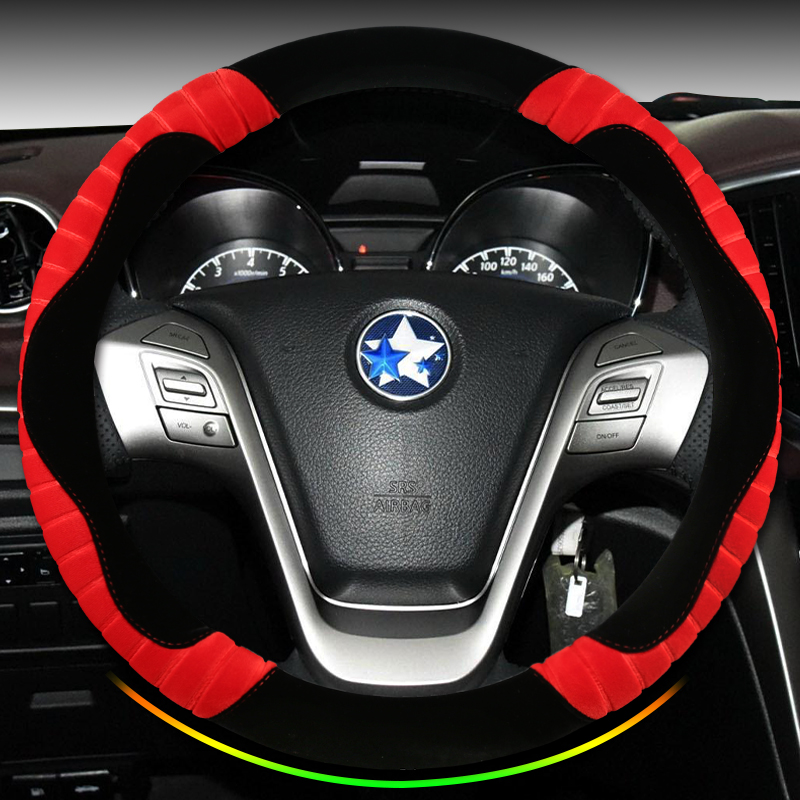 启辰d60方向盘套d50冬季毛绒t70 r50 t90 t60专用M50V汽车把套e30_虎窝淘
