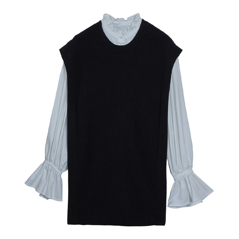 AMERI春UNDRESSED系列时尚宽松简约甜美衬衫背心上衣02120130220_虎窝淘