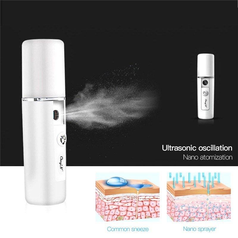 Mini Nano Mist Spray Steamer LCD Digital Facial Analyzer Ma_虎窝淘