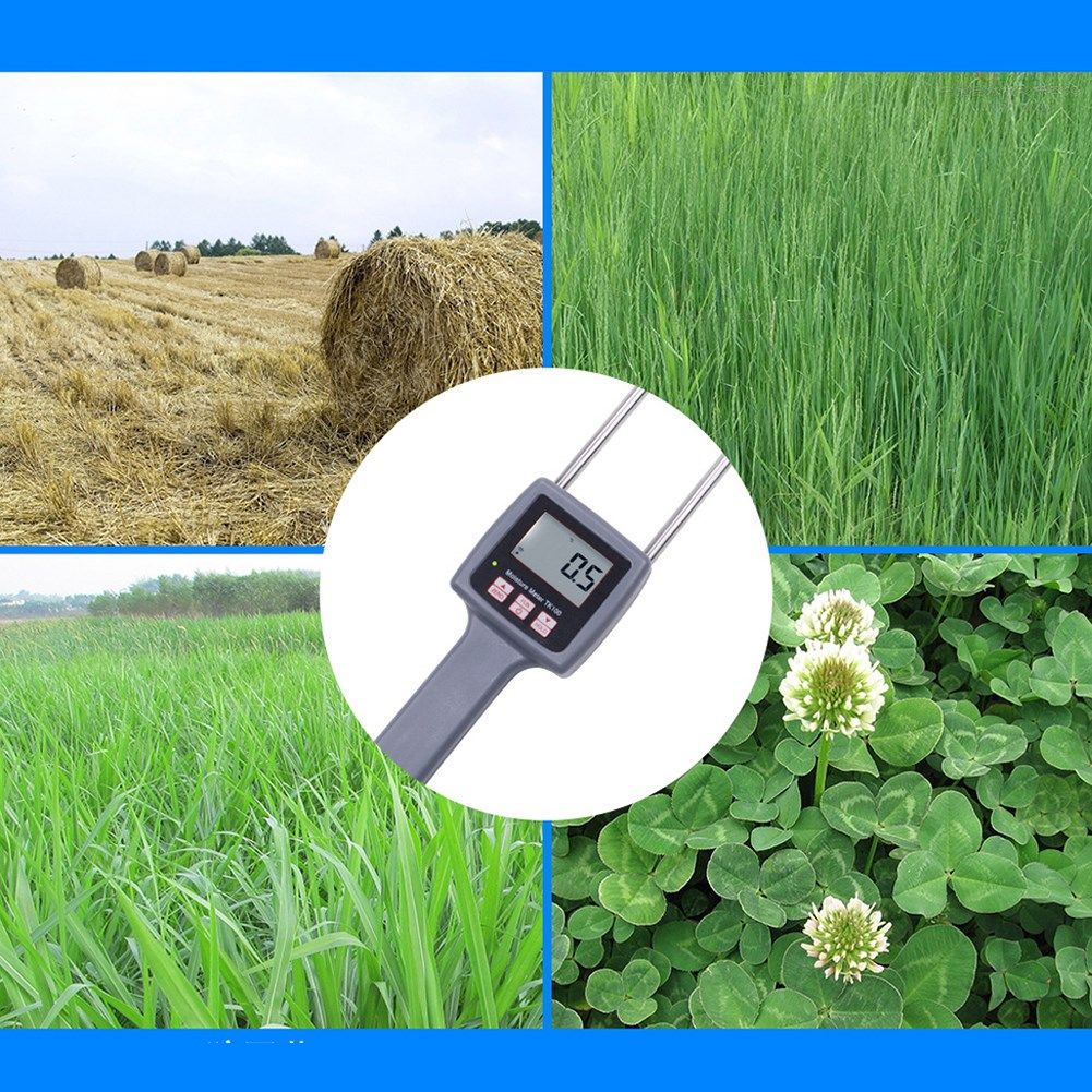 TK100H Hay Moisture Meter with Backlight For Alfalfa Forage_虎窝淘