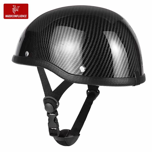 Summer helmet Retro Half Helmet Riding Hood Simple Lightweight Four ...