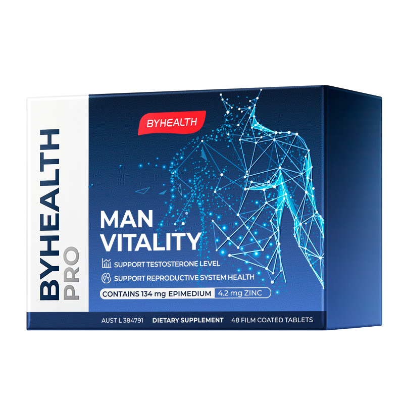 BYHEALTH汤臣倍健男性精力片OK片淫羊藿男士锌片补锌刺蒺藜西洋参_虎窝淘
