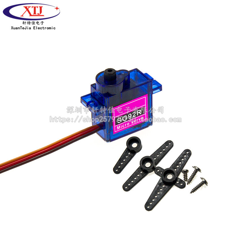 。航模kg电舵机 92R新款机 SG92R 9gSG小型舵机/ 2.5/4.8v_虎窝淘