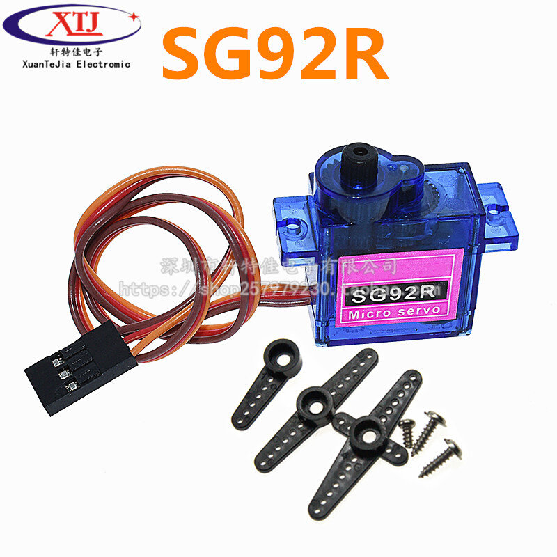 。航模kg电舵机 92R新款机 SG92R 9gSG小型舵机/ 2.5/4.8v_虎窝淘