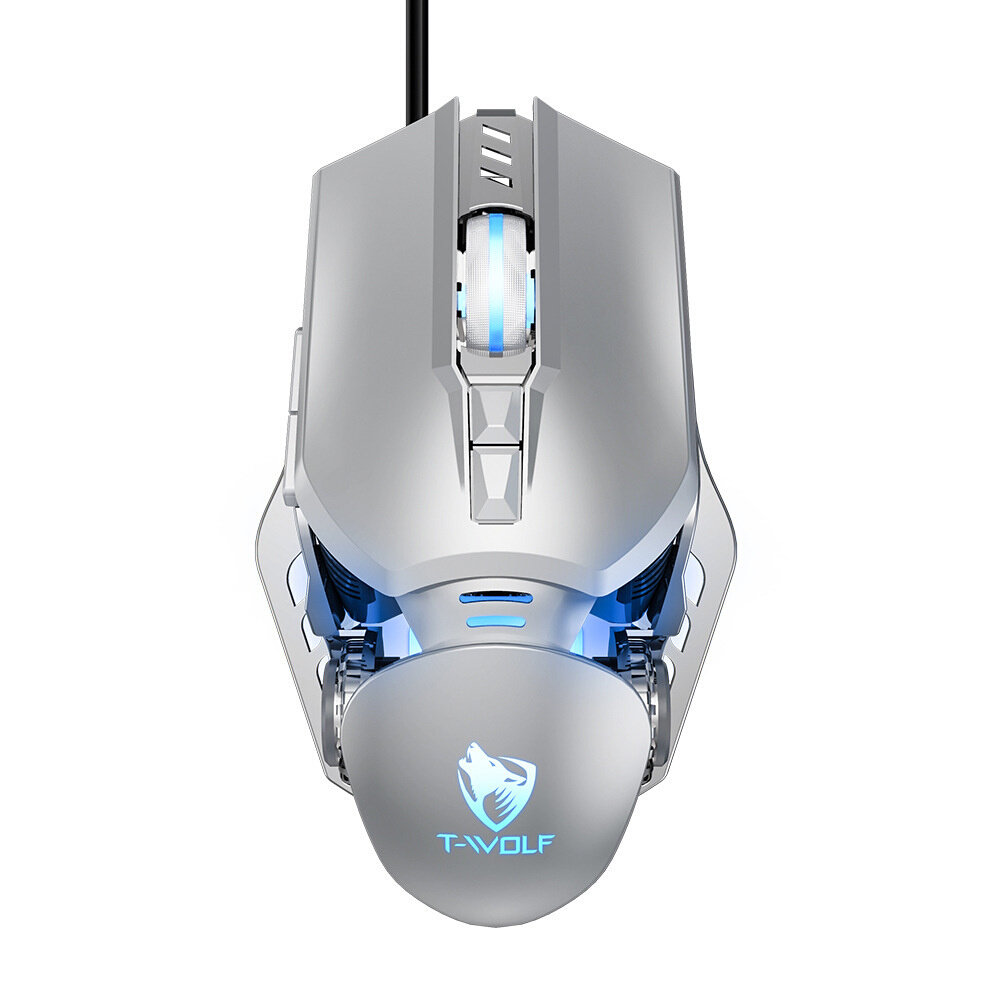 。雷狼光T有线-WOLF G530鼠标游戏发鼠标USB电竞吃鸡宏定义_虎窝淘