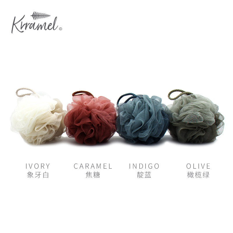 KRRAMEL男士专用洗澡球起泡球不易散沐浴球花超柔软澡花浴花_虎窝淘