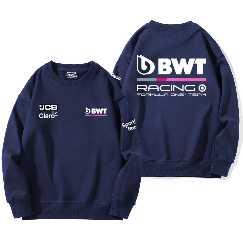 赛点车队卫衣舒适f1赛车服男女上衣服RacingPoint倍世bwt休闲外套_虎窝淘