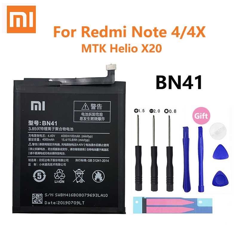 Xiao Mi Phone Battery 4100mAh BN41 Note4 Note4X For Redmi N_虎窝淘