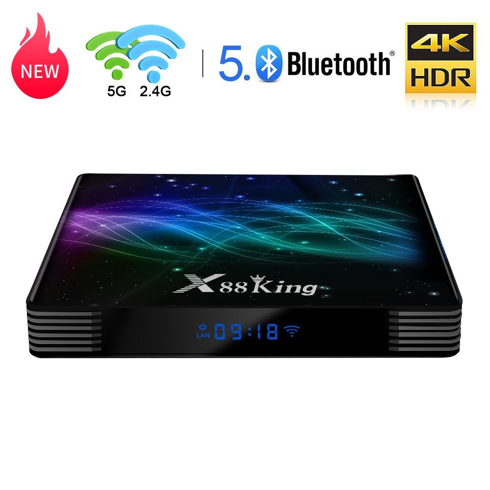 X88 King Smart TV Box Android 9.0 Amlogic S922X 4K 4GB 128G_虎窝淘