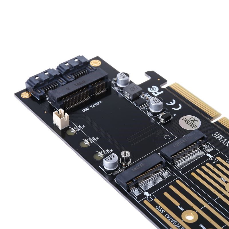 PCI-E 3.0 X16 to M.2 SSD PCIE to M2 Adapter Raiser M Key B K_虎窝淘