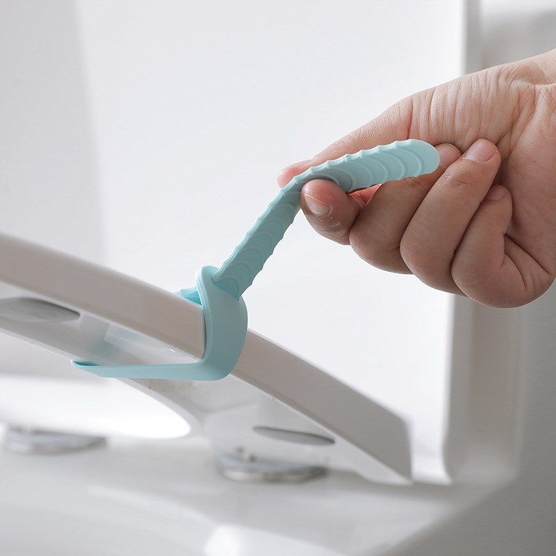 Silicone Toilet Lid Lifter Flip Handle Anti dirty Sanitary_虎窝淘