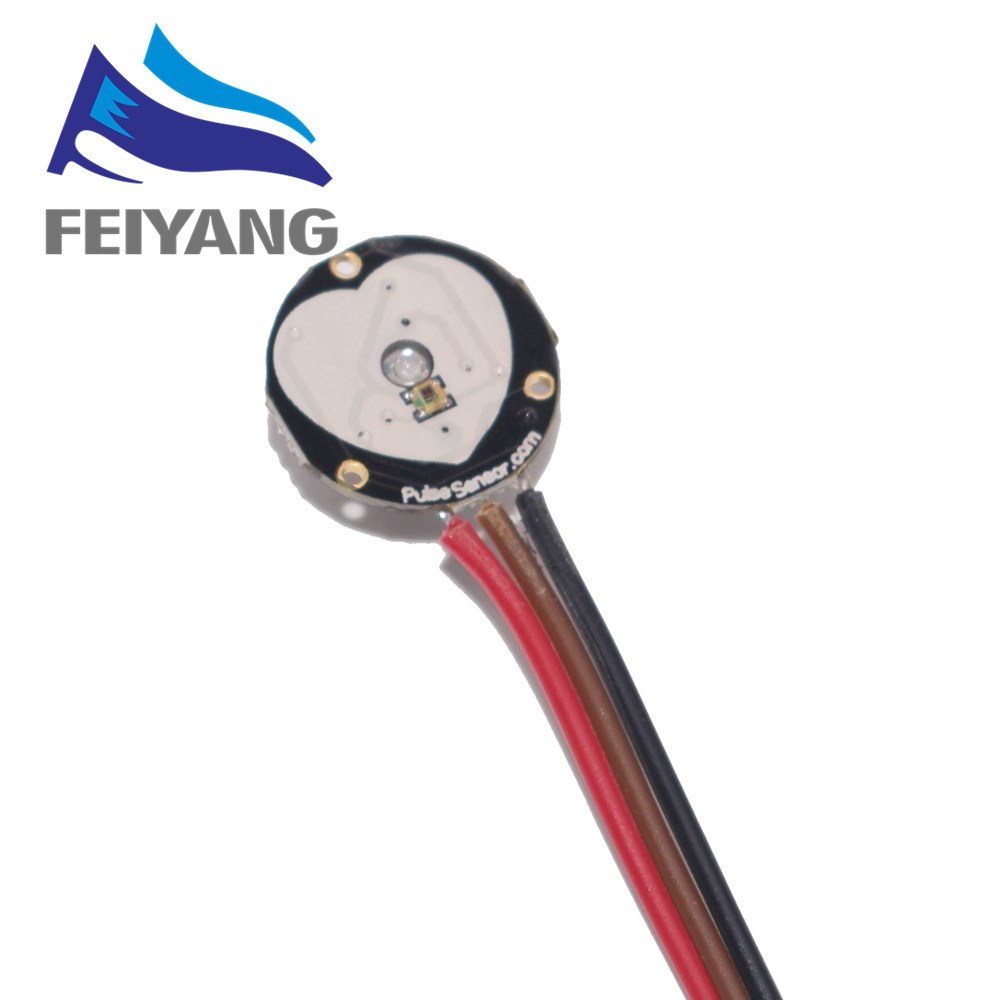 10PCS Pulsesensor pulse heart rate sensor for Arduino open s_虎窝淘