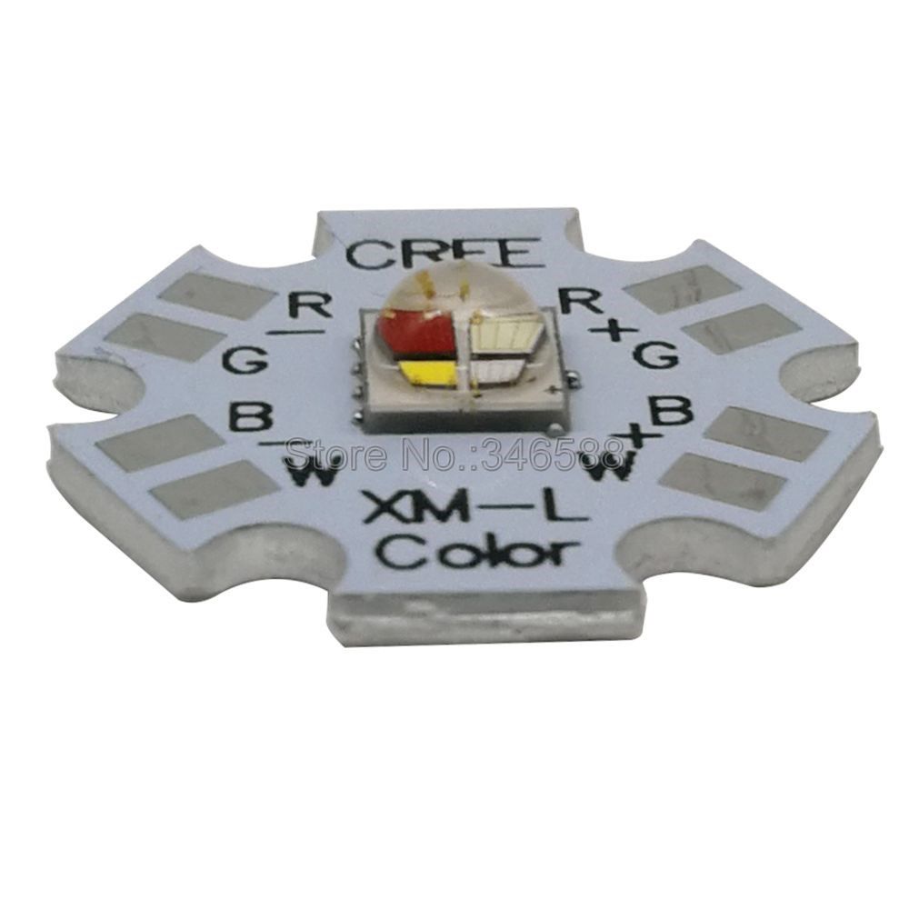 10w Cree XLamp XM-L XML RGBW RGB White or RGB Warm White Col_虎窝淘
