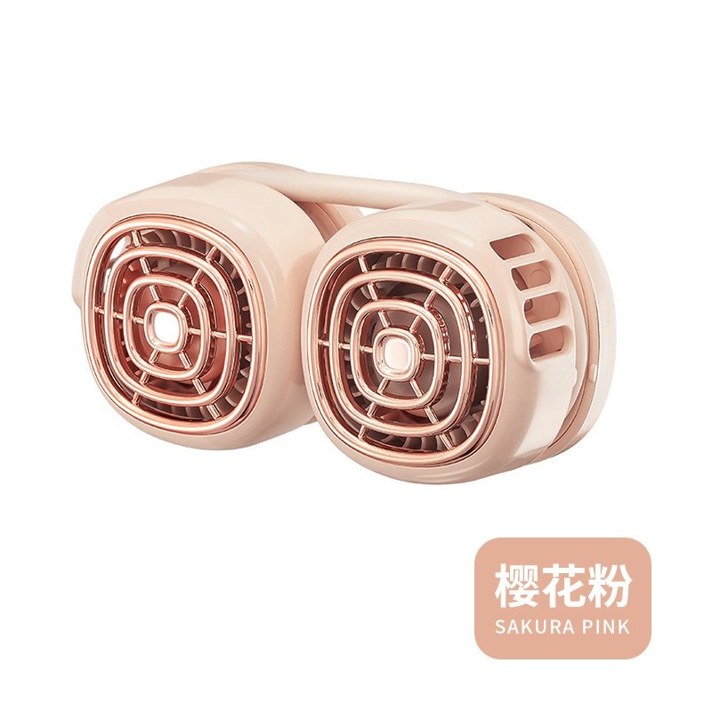 Q40挂脖风扇小颈带夏天便携式挂颈随身小h型迷你口袋usb学生办公_虎窝淘