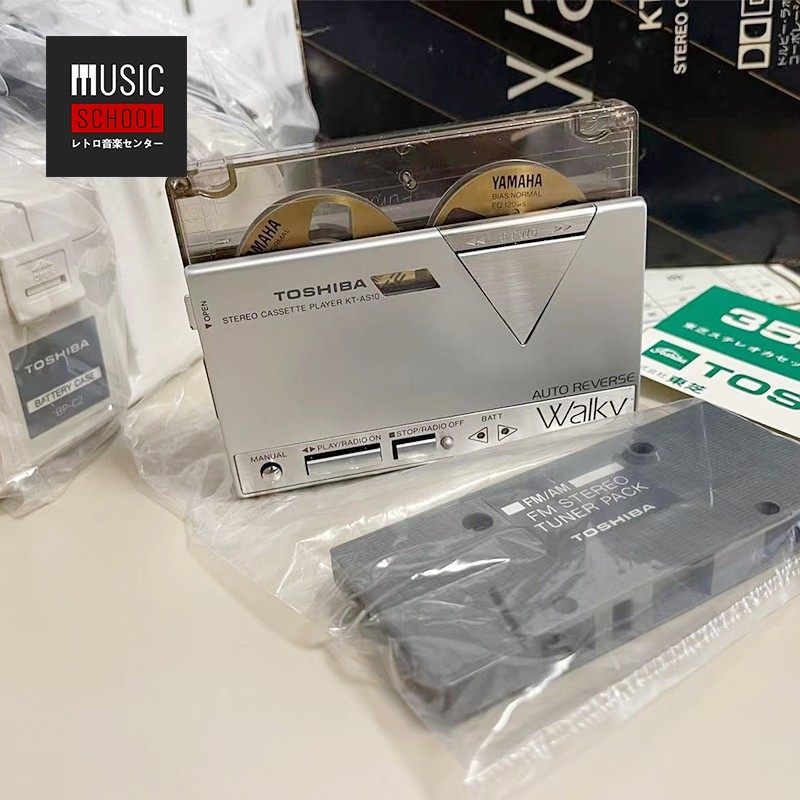 【全新罕见】1984年东芝TOSHIBA KT-AS10磁带随身听半截单放机型_虎窝淘