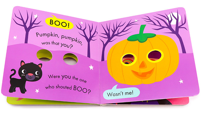 My Little World系列万圣节主题绘本躲猫猫 Boo A Book of Spooky Surprises英文原版进口图书亲子游戏 ...