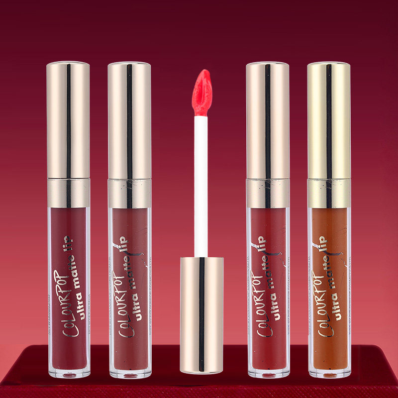 colourpop哑光唇釉卡拉泡泡口红arriba小辣椒雾面丝绒维他命_虎窝淘