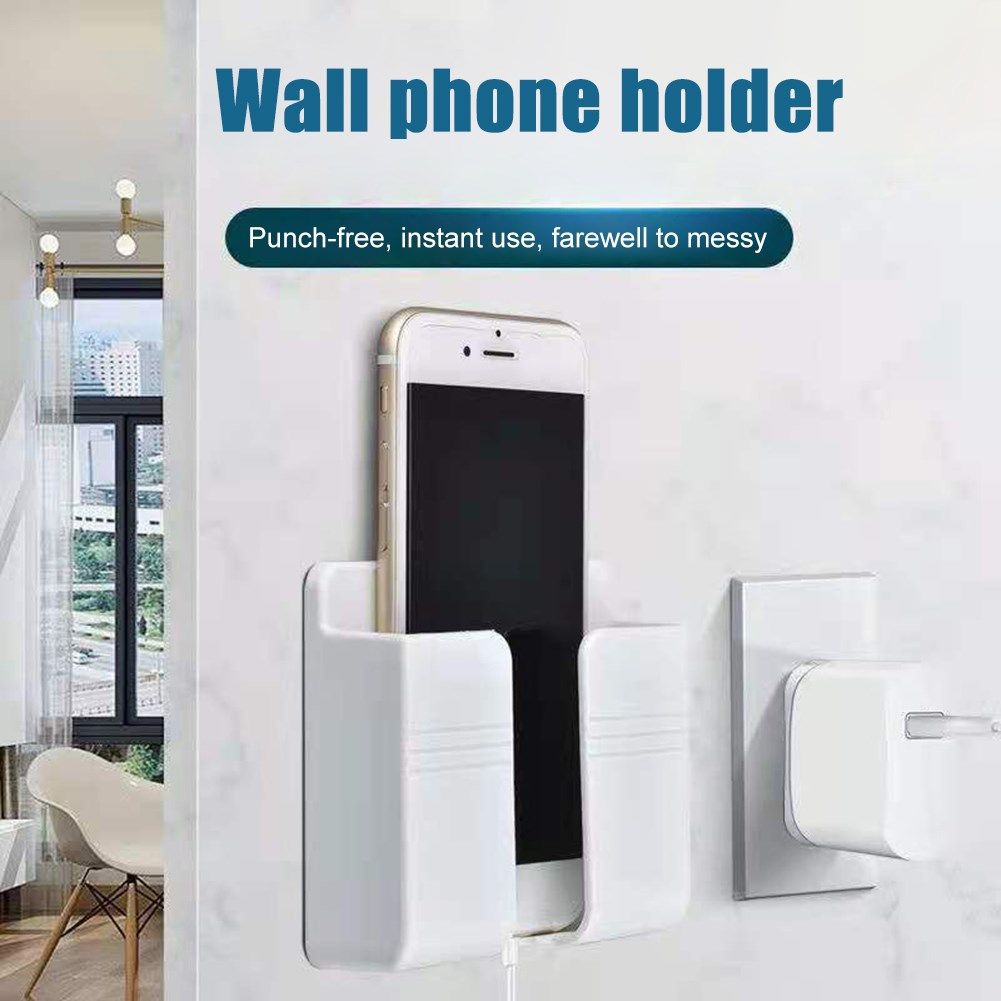 Wall Mounted Organizer Storage Box Remote Control Mounted Mo_虎窝淘