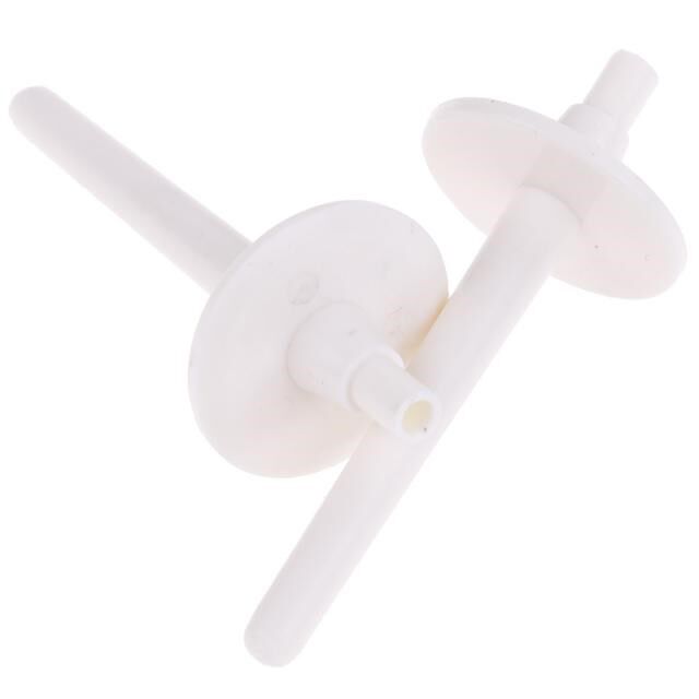 2pcs/Set Spool Pins Spoon Stand Holder White Plastic Sewing_虎窝淘