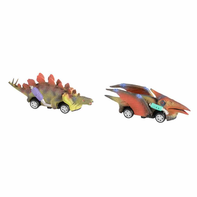 6 PCS Mini Pull Back Dinosaur Car Toy Dinosaur Roadster Part_虎窝淘