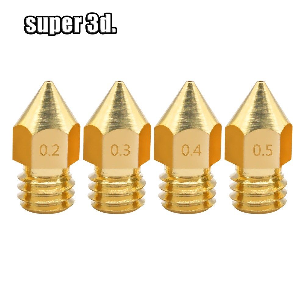 8pcs 3D Printer Nozzles MK8 Extruder Nozzle for 1.75/3.00mm_虎窝淘