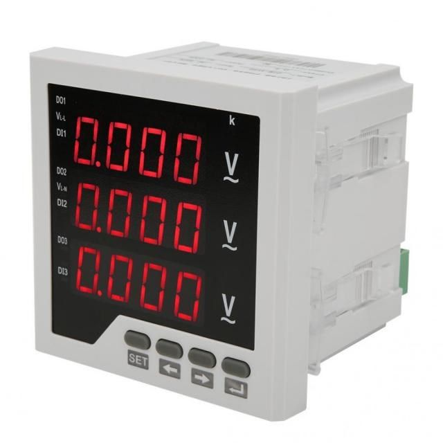DTM-AV96 3 Phase Voltage Meter Programmable LED Digital Disp_虎窝淘