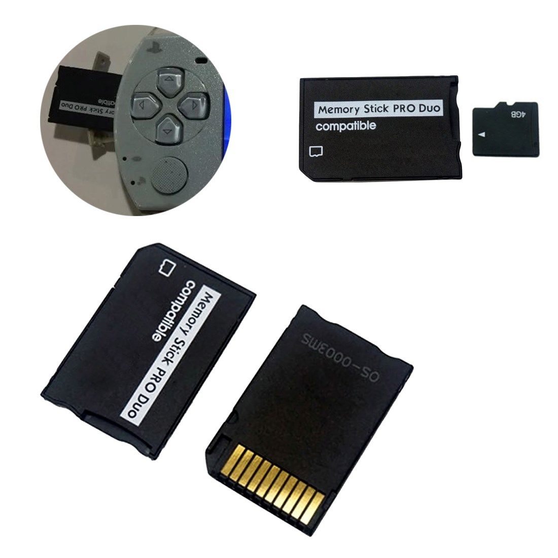Memory Stick Pro Duo Adaptor for Sony& PSP Series 1MB-128GB_虎窝淘