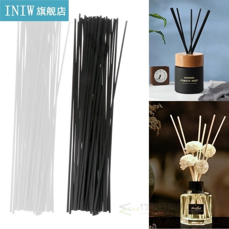 50Pcs 30cmx3mm Fiber Sticks Diffuser Aromatherapy Volatile R_虎窝淘